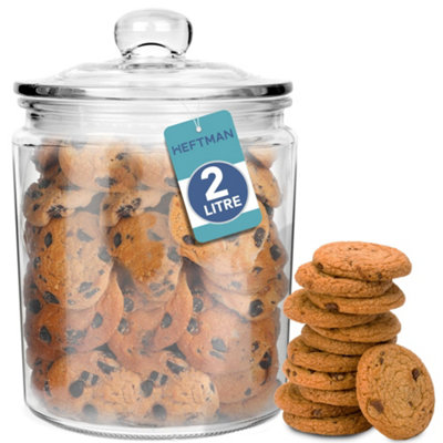 HEFTMAN Storage Glass Jar 2L with Lid