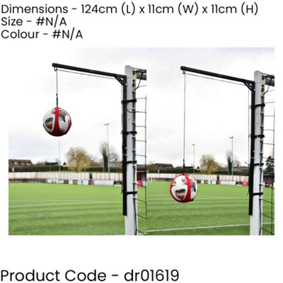 Height Adjustable Football Heading / Headers Training Station Goal Post ...