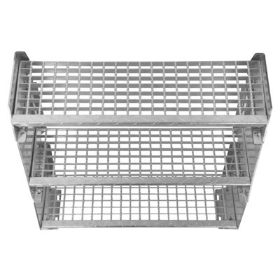 Height Adjustable Metal Staircase 8 Steps - 900mm Wide