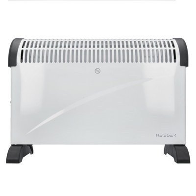HEISSER Convector Heater Adjustable Thermostat 3 Heat Settings Portable ...
