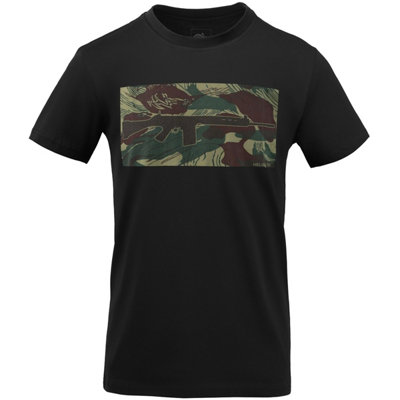 Helikon FN FAL T-Shirt Black/Rhodesian Camo size Large