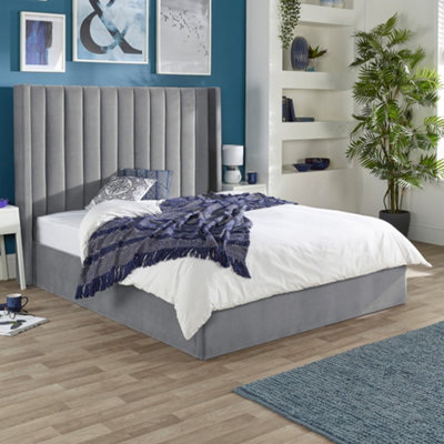 Helix Ottoman Storage Bed, Size King