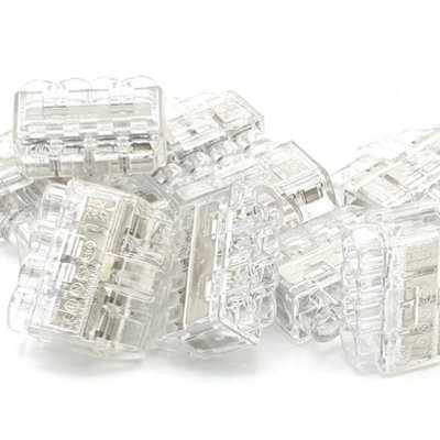 HellermannTyton 10pcs 4-Way Push In Terminals Wire Connectors HelaCon ...