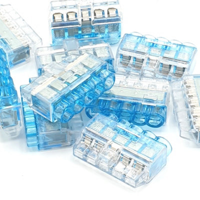 HellermannTyton 10pcs 5-Way Push In Terminals Wire Connectors HelaCon ...