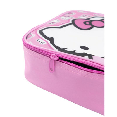 Hello Kitty Girls Character Lunch Bag and Bottle Pink (One Size)