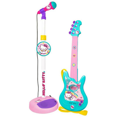 Hello Kitty Guitar and Microphone