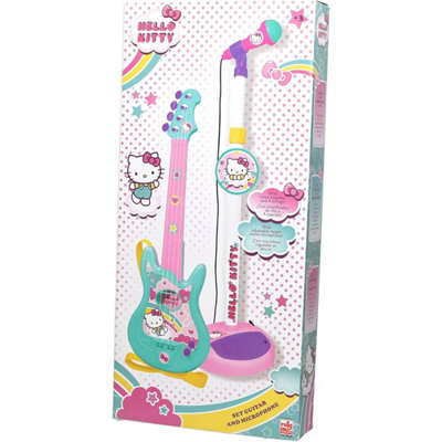 Hello Kitty Guitar and Microphone