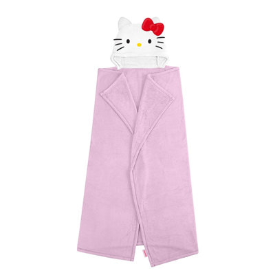 Hello Kitty Hooded 3D Fleece Throw Blanket