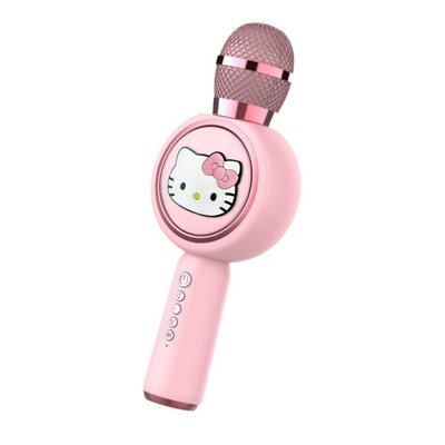 Hello Kitty Karaoke Microphone and Wireless Speaker with LED Lights