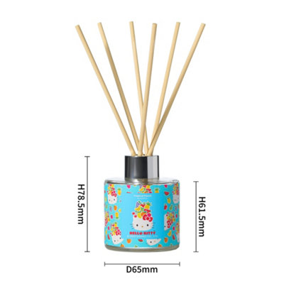 Hello Kitty Tropical Punch Reed Diffuser -100ml Fragrance Oil with 6 ...