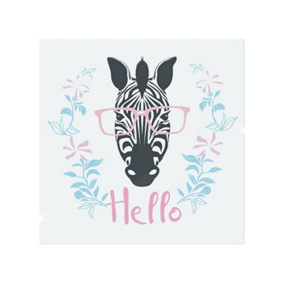 Hello Zebra Splash Back designer style