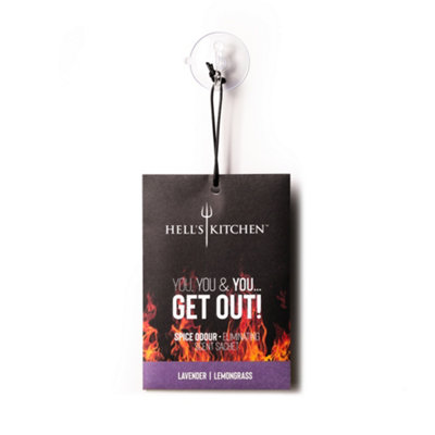 Hells Kitchen Lavender & Lemongrass Scented Sachets (3 Per Pack)