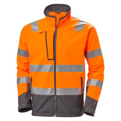 Helly Hansen Workwear Alna 2.0 Softshell Jacket (Orange/Black) (X Large)