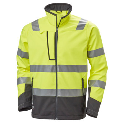 Helly Hansen Workwear Alna 2.0 Softshell Jacket (Yellow/Black) (Large)
