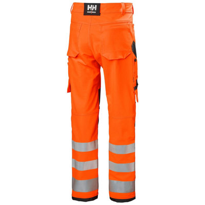 Helly Hansen Workwear Alna 4X Work Pant Class 2 (Orange/Ebony) (C56)