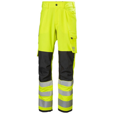 Helly Hansen Workwear Alna 4X Work Pant Class 2 (Yellow/Ebony) (C64)