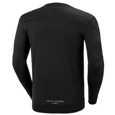 Helly Hansen Workwear HH Lifa Active Crewneck (Black) (XXXX Large)
