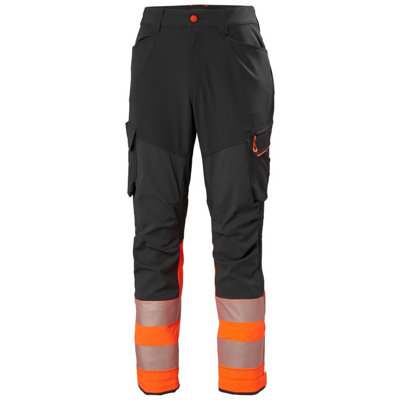 Helly Hansen Workwear ICU Brz Cargo Pant Class 1 (Orange/Ebony) (C52)