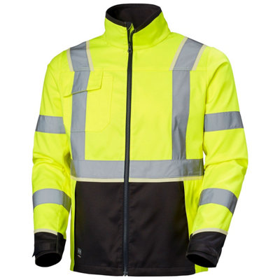 Helly Hansen Workwear Uc-Me Jacket (Hi Vis Yellow/Ebony) (XXXXX Large)