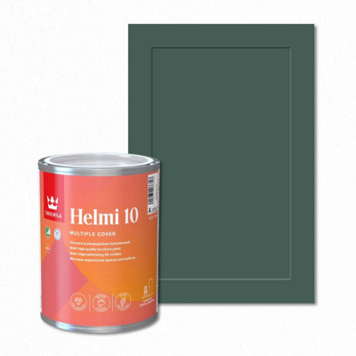 Helmi 10 Durable Wood, Trim & Kitchen Cupboard Paint - 0.25L Fjord M442