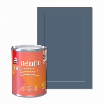 Helmi 10 Durable Wood, Trim & Kitchen Cupboard Paint - 0.25L Indigo L429