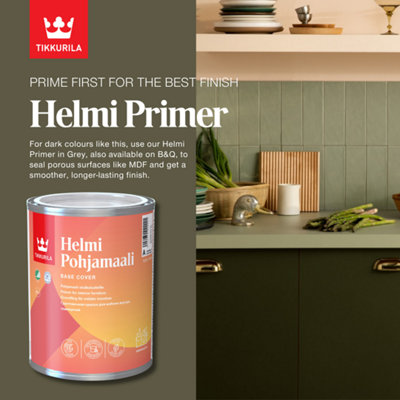 Helmi 10 Durable Wood, Trim & Kitchen Cupboard Paint - 1L Atlantis L433