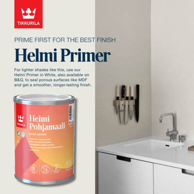 Helmi 10 Durable Wood, Trim & Kitchen Cupboard Paint - 3L Cloak M499