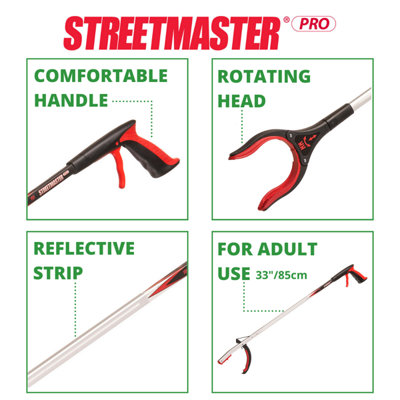 Helping Hand Environmental Litter Picking Deluxe Kit. 1 x Streetmaster ...