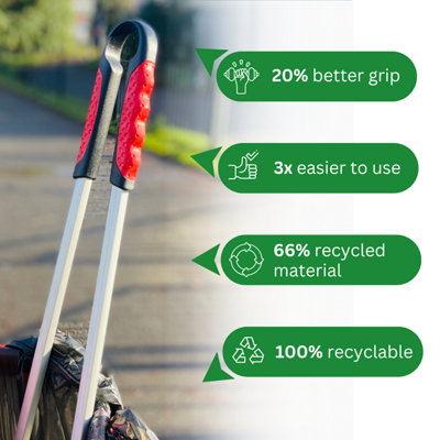 Helping Hand Environmental Ranger MAX Curved Heavy Duty Litter Picker ...