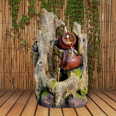 Hemlock Traditional Solar Water Feature