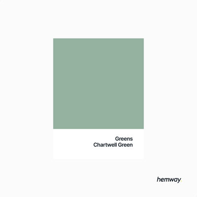 Hemway Chalk Based Furniture Paint Flat Matt Chartwell Green 1L Shabby ...