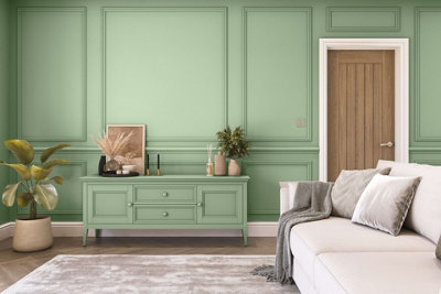 Hemway Chalk Based Furniture Paint Flat Matt Sage Green 1L Shabby Chic ...