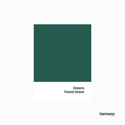 Hemway Chalk Paint Flat Matt Forest Green 1L Shabby Chic, Smooth Chalky ...