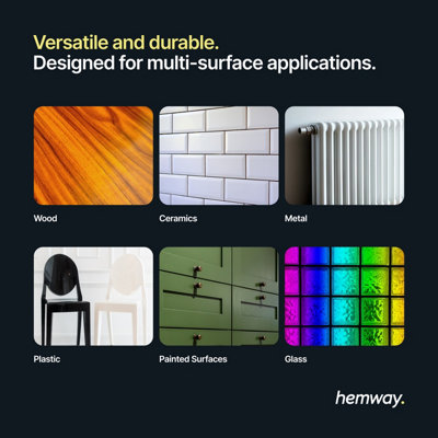 Hemway Clear Lacquer - Matt 1 Litre UV Multi-Surface Sealant, Interior ...