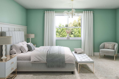 Hemway Interior Paint Matt Acrylic Chartwell Green 2.5L Tin Durable ...