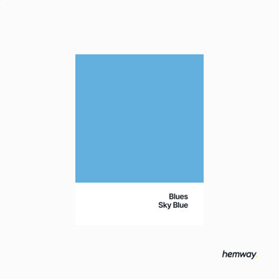 Hemway Interior Paint Matt Acrylic Sky Blue 2.5L Tin Durable Emulsion ...