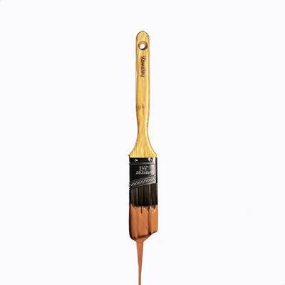 Hemway Premium Bamboo 1.5" Paint Brush, Cutting In & Trim Tool for ...