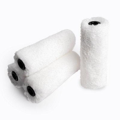 Hemway Premium Mini Paint Roller Sleeves 4 inch Pack of 4 Small Mid ...