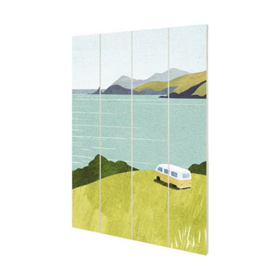 Buy Henry Rivers Van Life Plaque Green/White/Blue (59cm x 40cm) | DIY ...