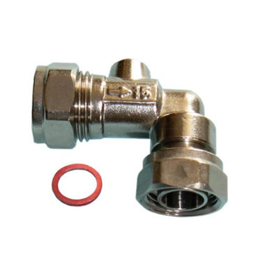 hep 15mm Compression X 1/2" Female Nut Chrome Angled Service Valve Inc ...