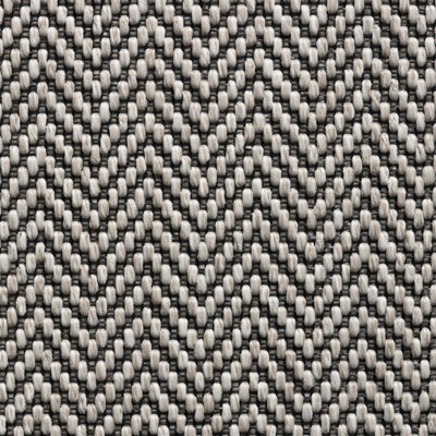 Herringbone Java Stair Runner With 100% Cotton Grey Border 50 700