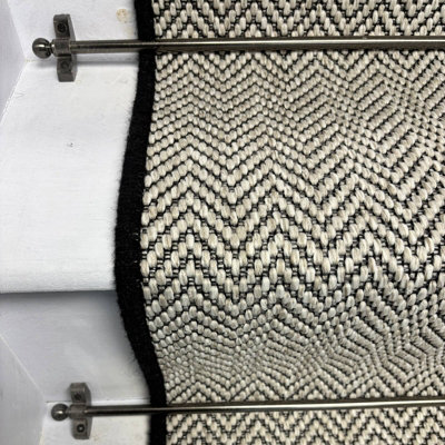 Herringbone Java Stair Runner With 100% Pure Wool Edge Sample