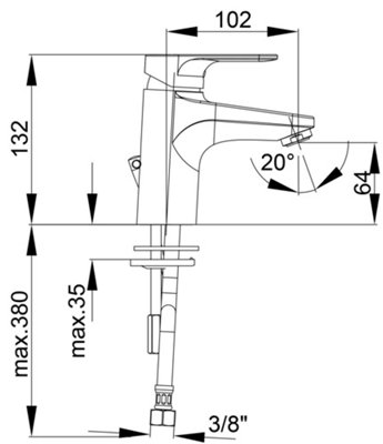 Herz-Unitas INFINITY i10 Basin Mixer