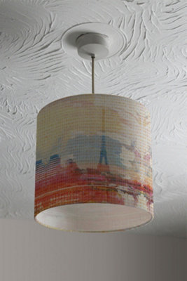 Hessian Paris (Ceiling & Lamp Shade) / 25cm x 22cm / Ceiling Shade