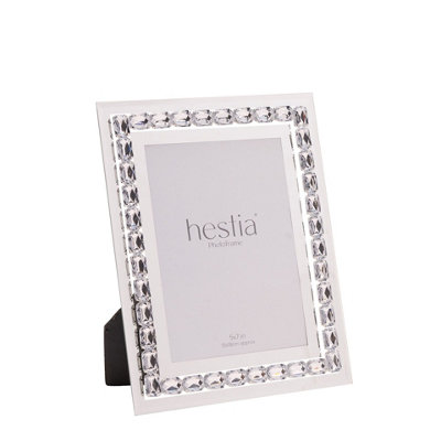 Hestia Crystal Rectangle Photo Frame 5" x 7"