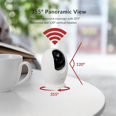 HESTIA Indoor Pan Tilt Auto Tracking Camera with 128GB MicroSD, One ...