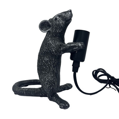 Hestia Mouse with Exposed Bulb Table Lamp