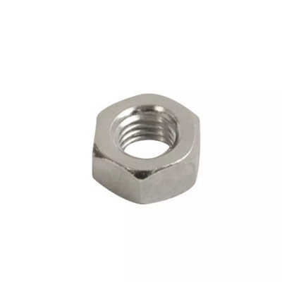 Hex Full Nut BZP Nuts Bolts Fixings Thread Bright Zinc Plated M4 - M10 Hexagon