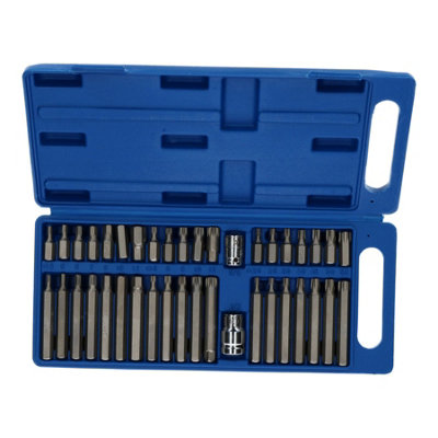 Hex / Torx / Star / Spline Sockets Bits Bit Set 3/8" And 1/2" Drive ...