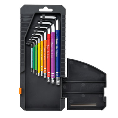 Hexagonal Colour Coded easy grip Allen Keys with Ball end hex Keys in ...